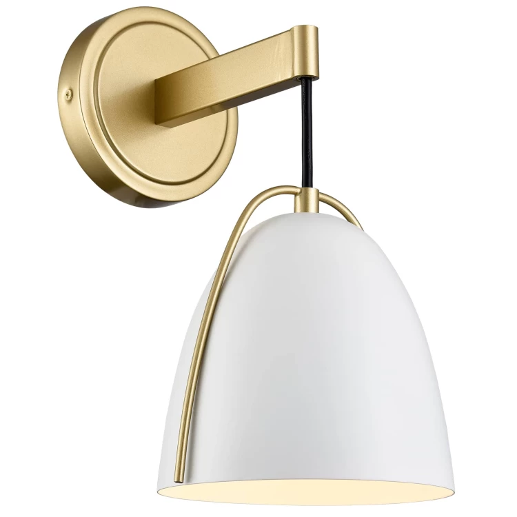 Modern Metal White & Gold Wall Sconces Lighting Fixture| Claxy