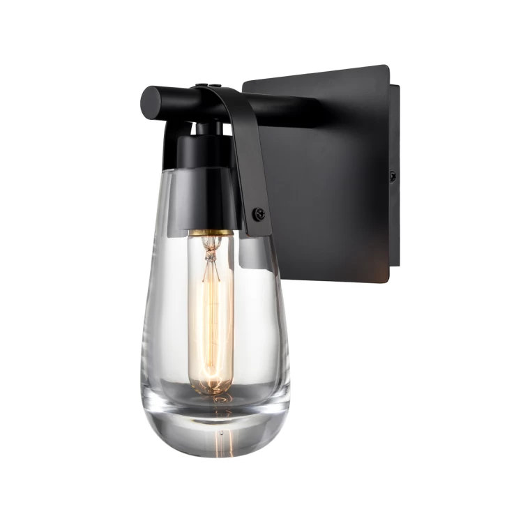 Black Mid Century Modern Wall Light | Claxy Lighting