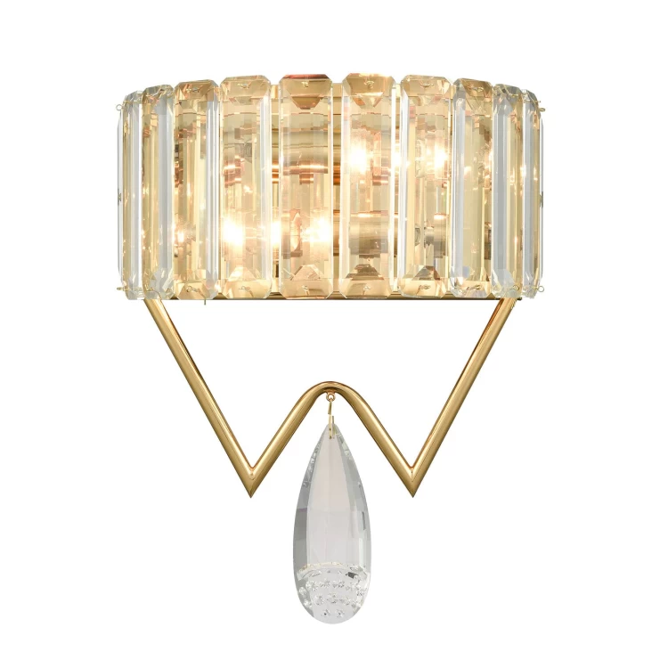 Gold crystal Wall Sconce | Claxy