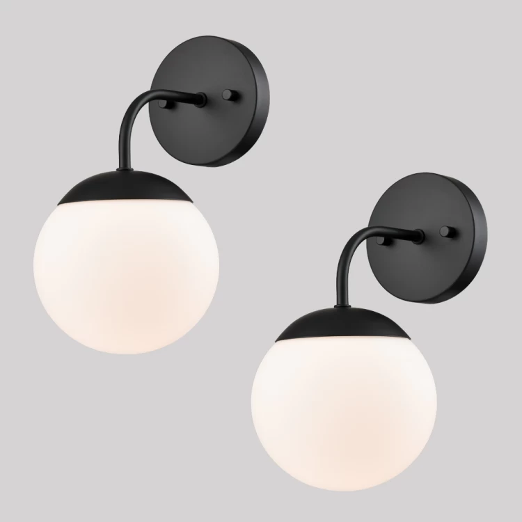 Black Mid Century Modern Wall Light | Claxy Lighting