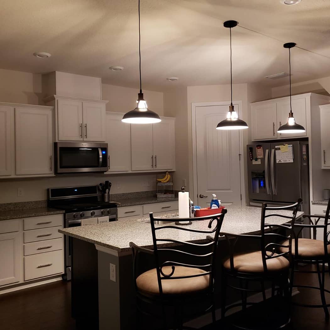 Industrial Black Barn Pendant Light - 1-Light Loft Fixture