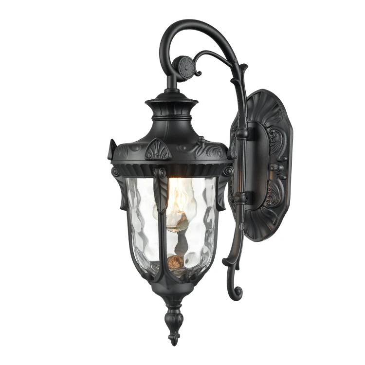 Black Outdoor Wall Sconce Waterproof Porch Light | Claxy