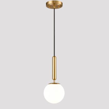 Kitchen Island Gold Globe Pendant Light | Claxy Lighting