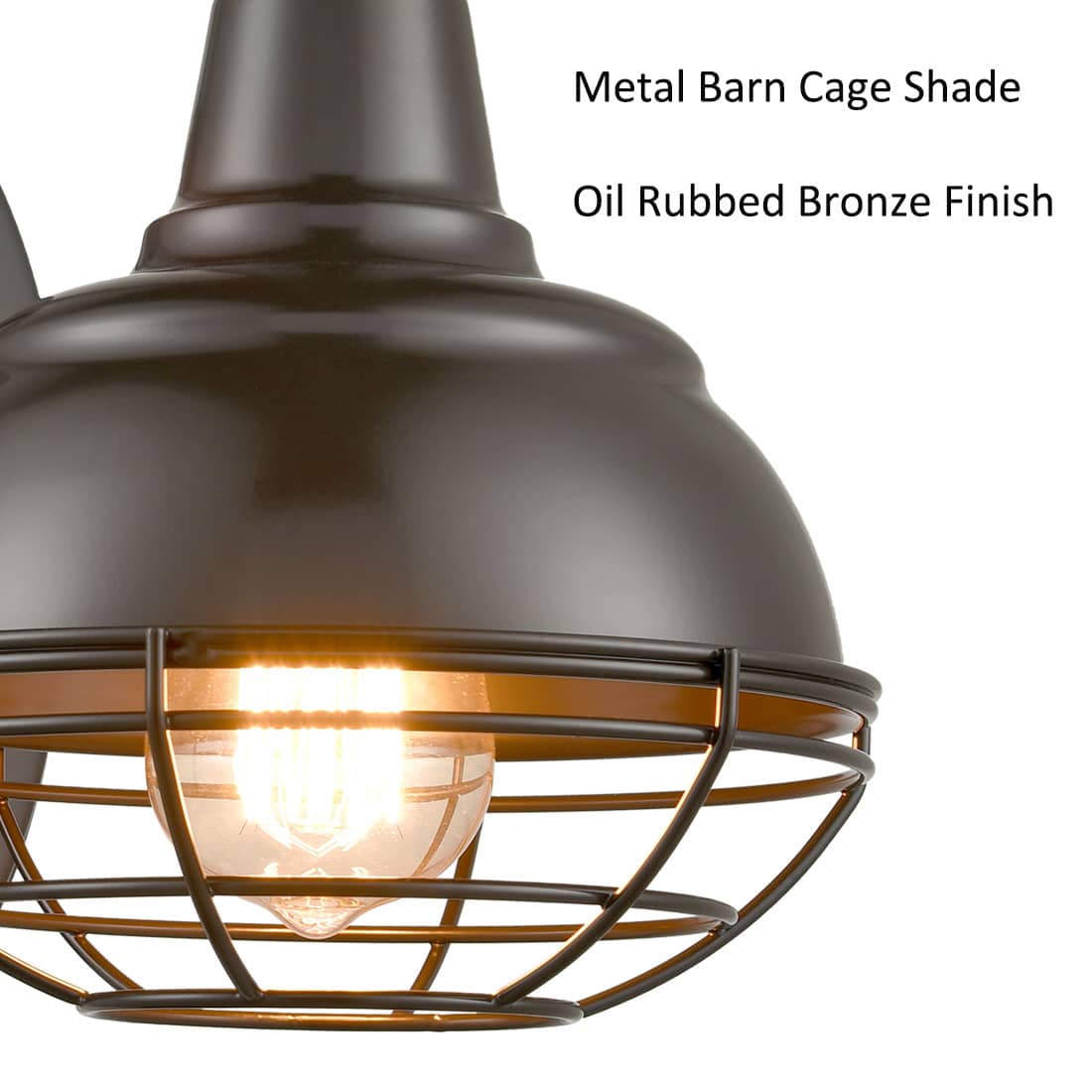 Oil-rubbed Bronze Gooseneck Barn Light Wall Sconce 2 | Claxy