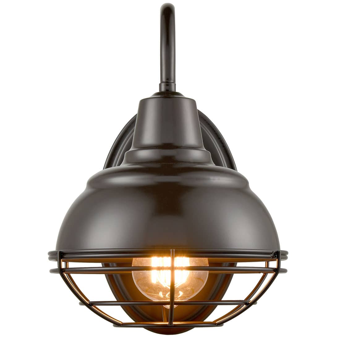 Oil-rubbed Bronze Gooseneck Barn Light Wall Sconce 2 | Claxy