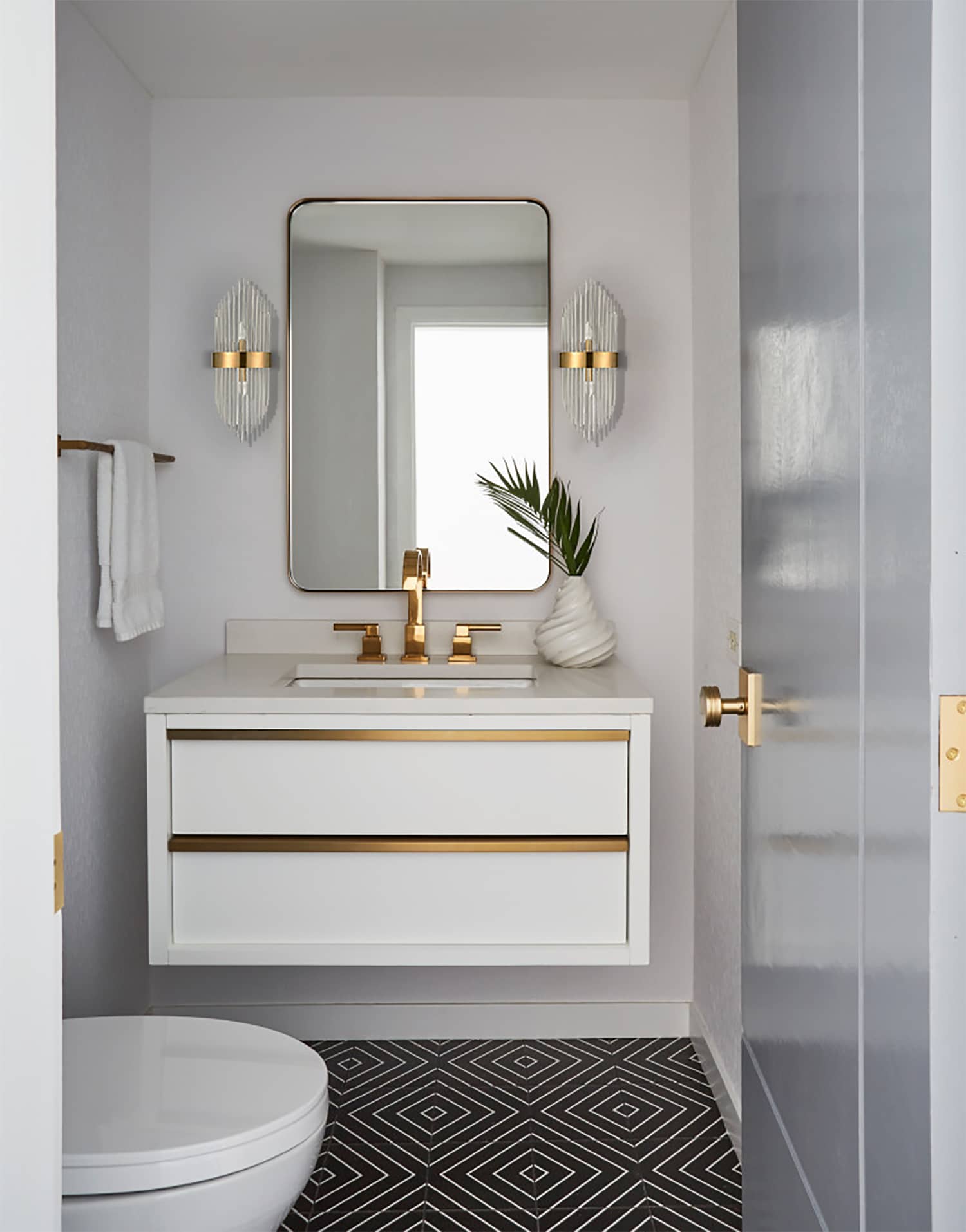 Gold Wall Sconces Modern Vanity Light | Claxy