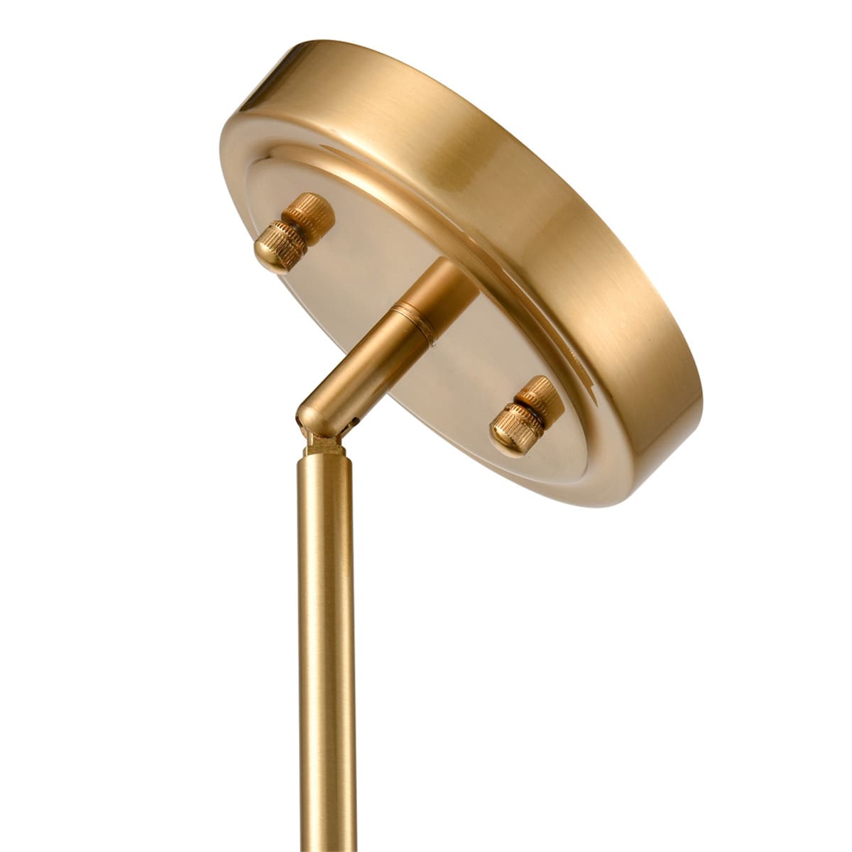 Glass Gold Pendant Light Rod-Hung Kitchen Fixture | Claxy