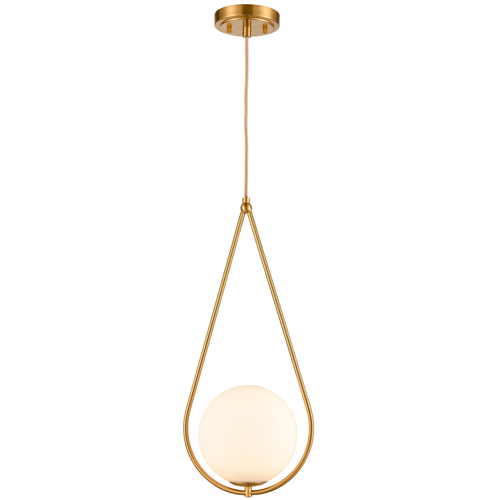 Single Globe Pendant Light Gold | Claxy Lighting
