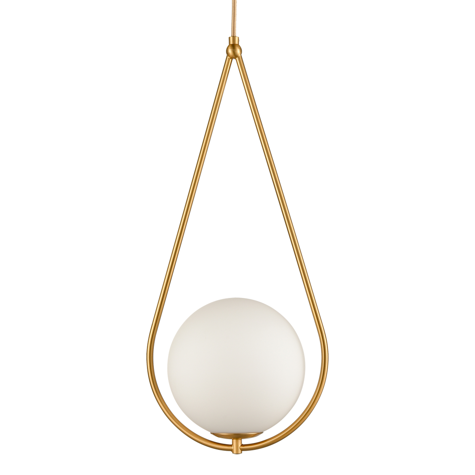 Single Globe Pendant Light Gold | Claxy Lighting
