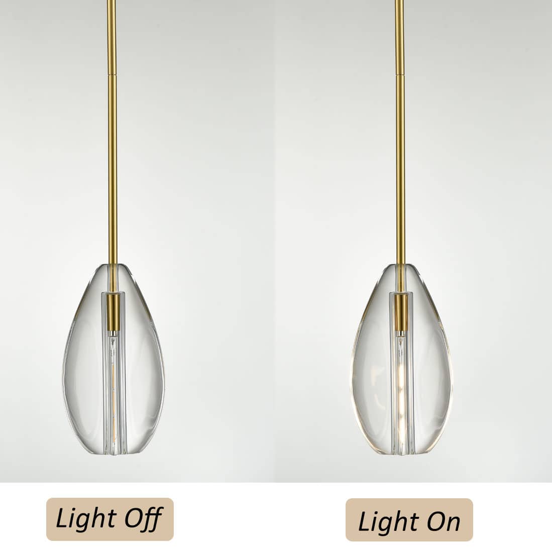 Kitchen Island Gold Globe Pendant Light | Claxy Lighting