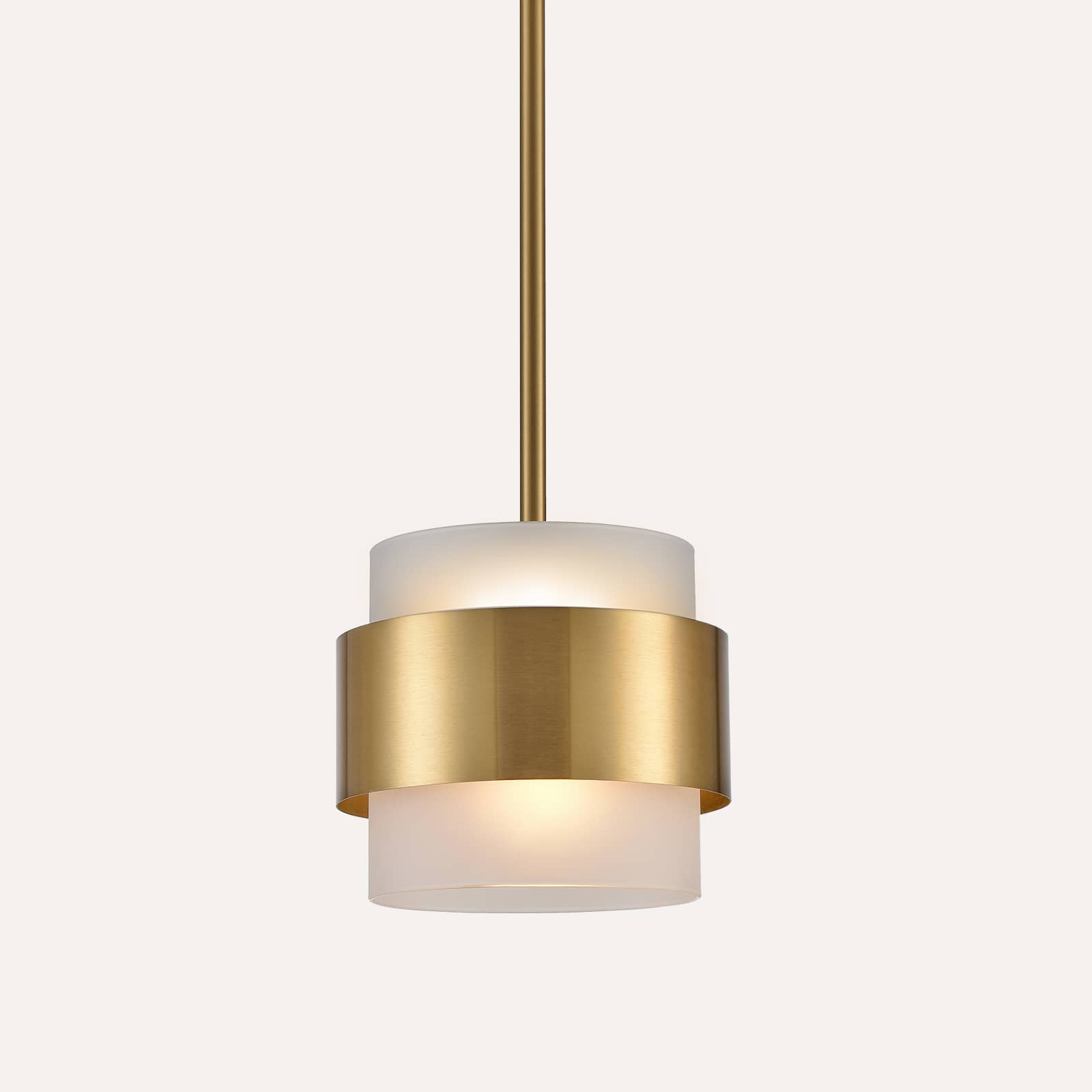 Modern Brass Pendant Light mini Glass Kitchen Hanging Light