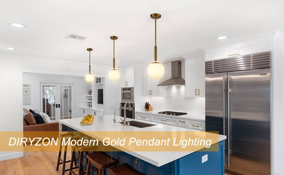 Gold Pendant Light For Kitchen Island